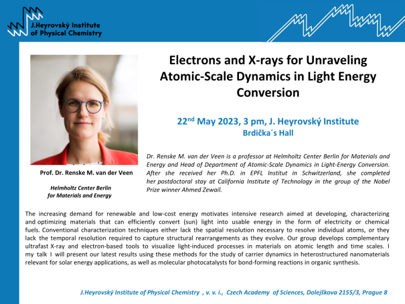 Prof. Renske: Electrons and X-rays for Unraveling Atomic-Scale Dynamics ...